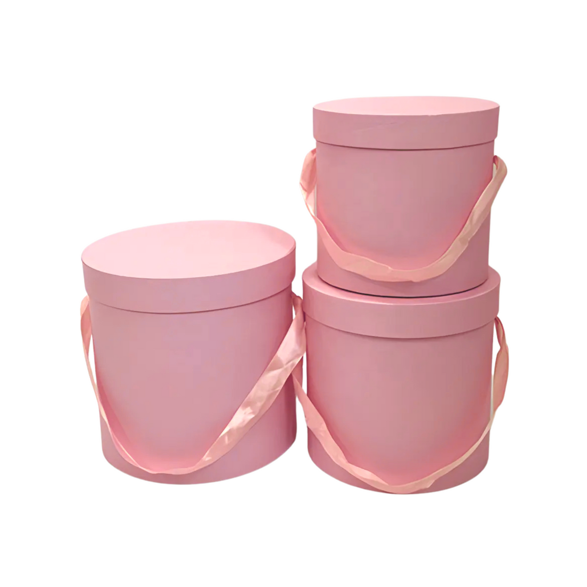 Small Round Floral Box (LIGHT PINK) — Plenty Flowers