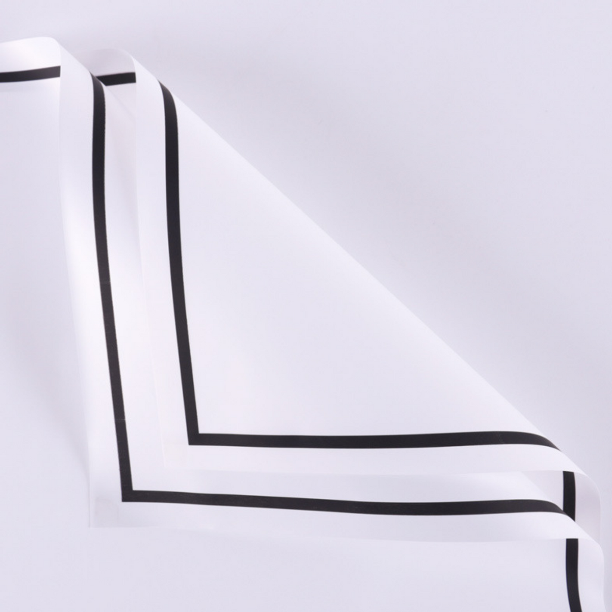 White & Black Floral Wrapping Paper (W/B) — Plenty Flowers