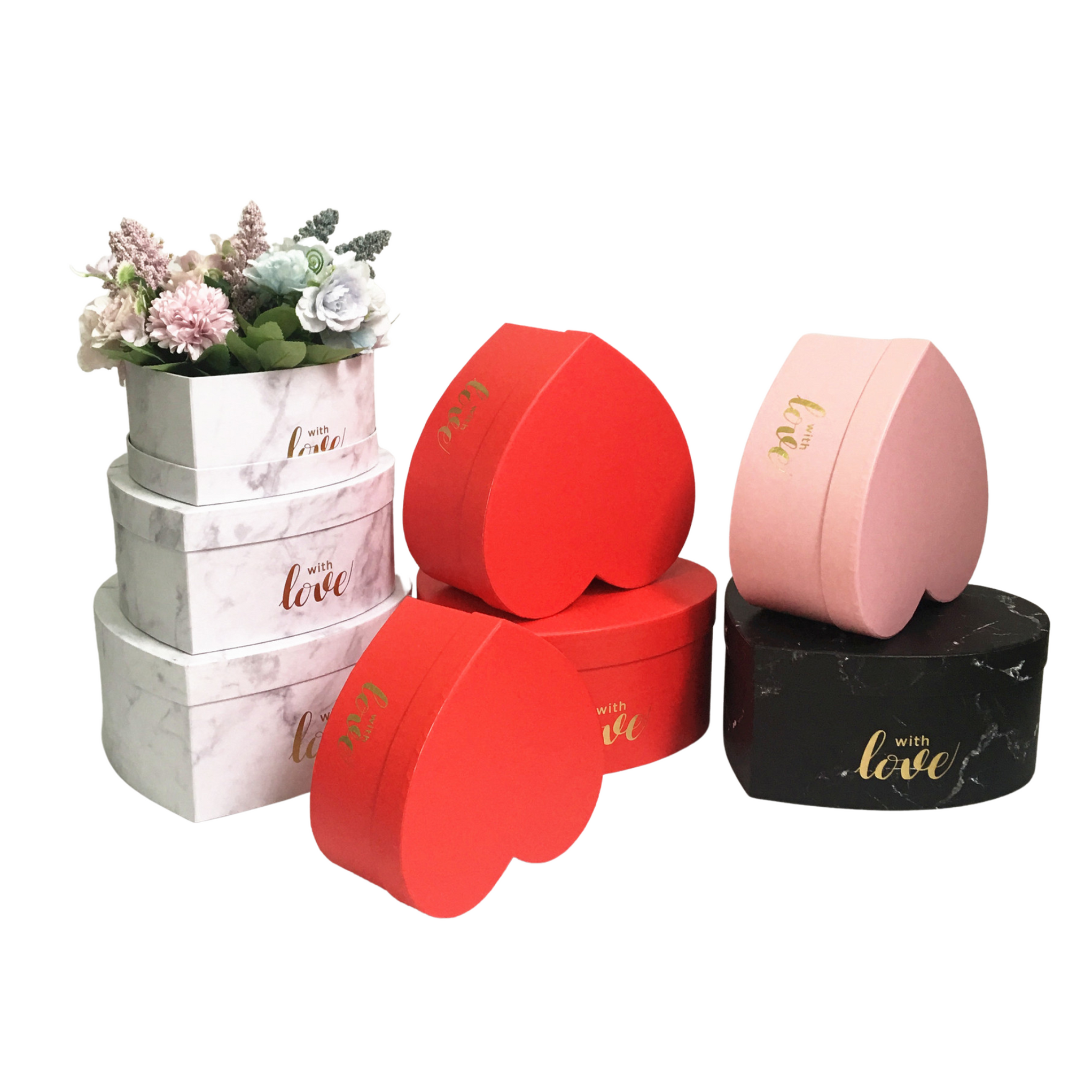 Heart Floral Box — Plenty Flowers