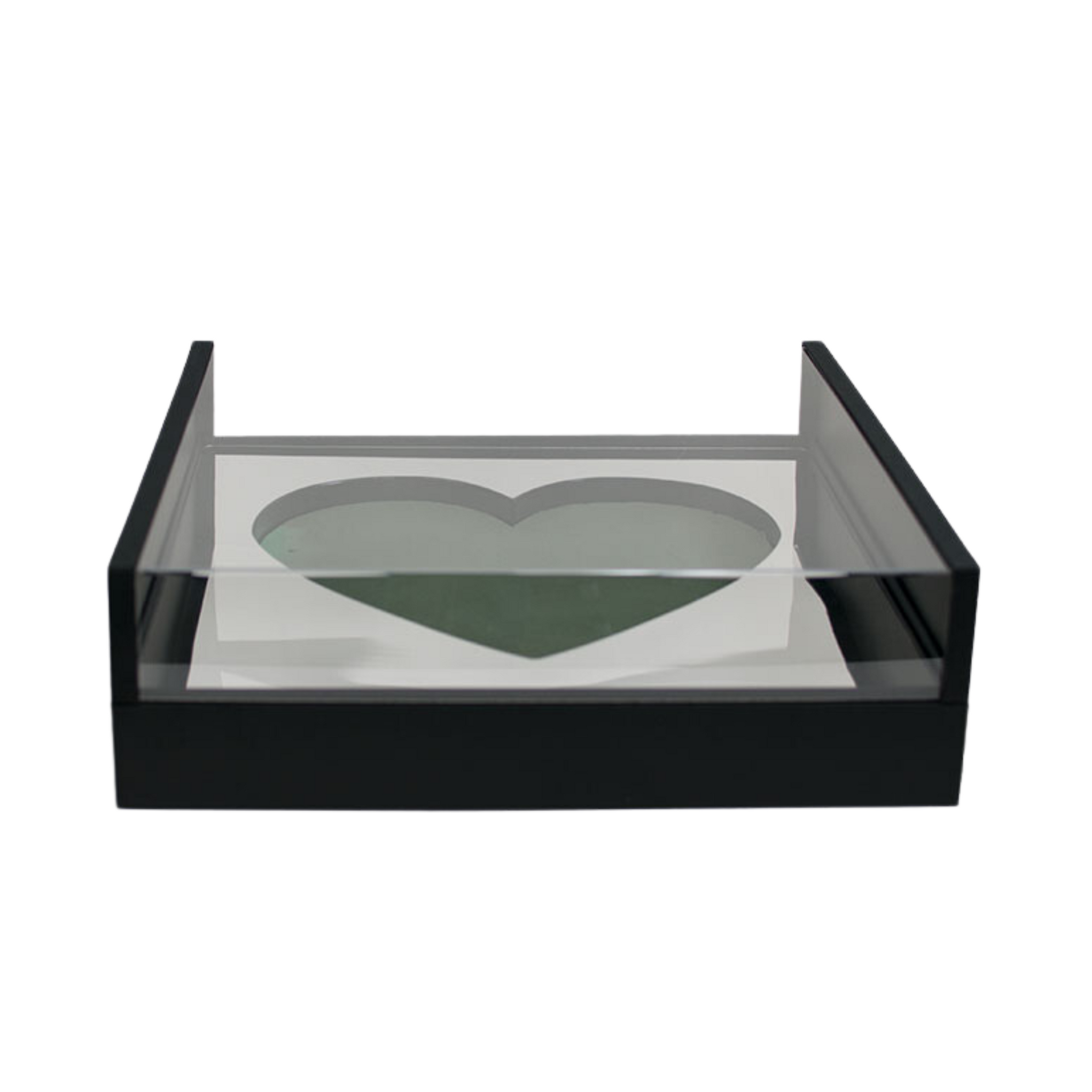 Deluxe Square Mirror Box (BLACK) — Plenty Flowers