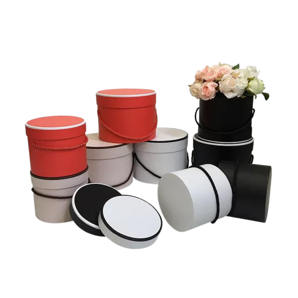 Round Flower Boxes — Plenty Flowers