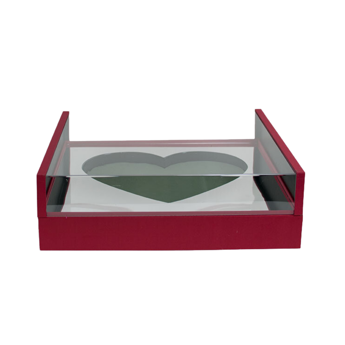 Deluxe Square Mirror Box (RED) — Plenty Flowers