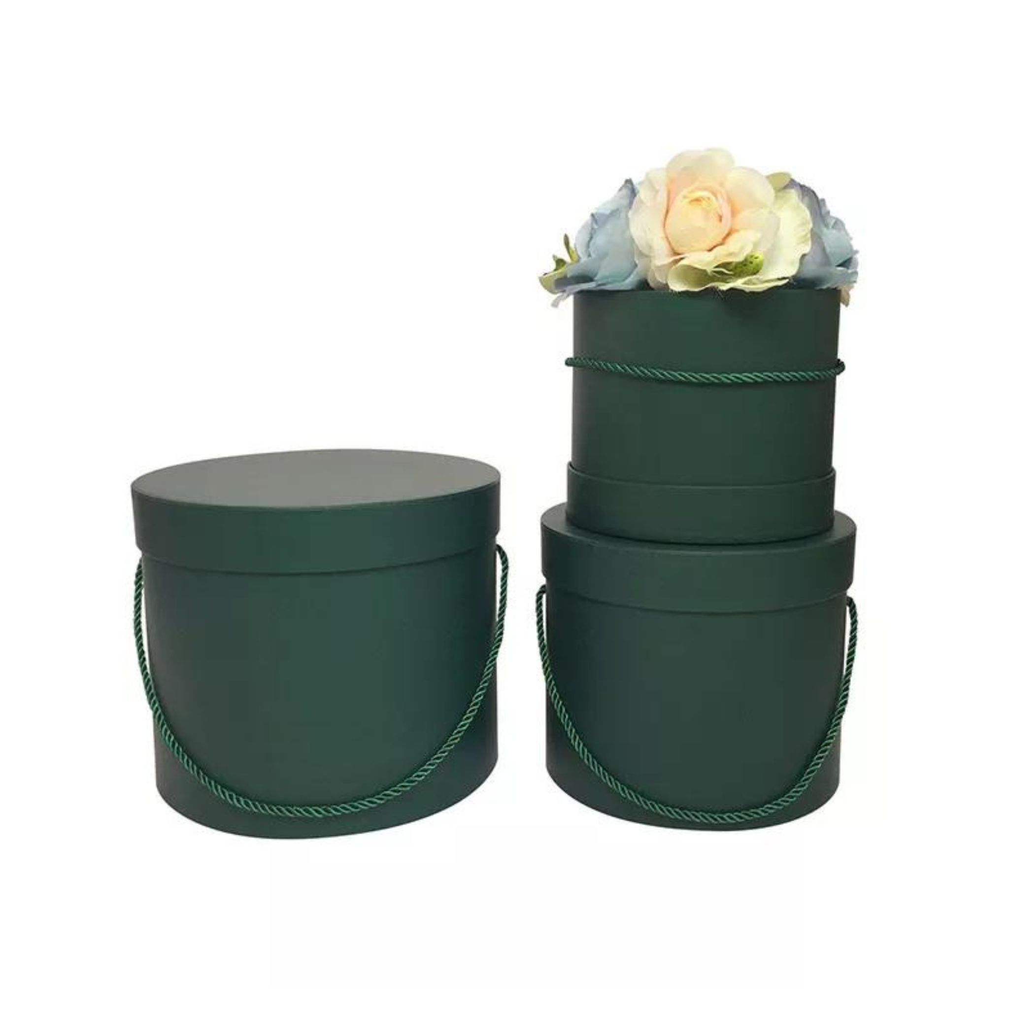 Round Flower Boxes — Plenty Flowers